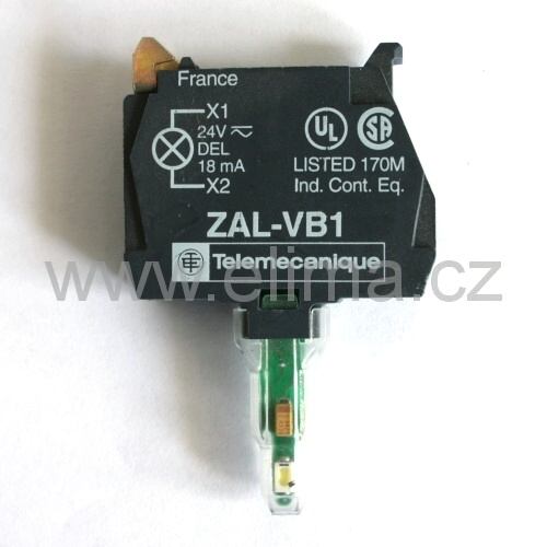 ZALVB1 Objímka LED 24 V, bílá, Schneider | ELIMA ELEKTRO s.r.o.