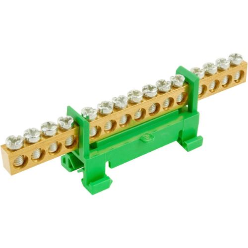 1000010 PE 15 Můstek zemnící - zelený, Eleman | ELIMA ELEKTRO s.r.o.