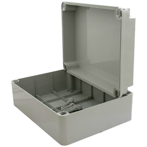 GW44209 Krabice rozbočovací s rovným víkem 300x220x120, IP56, šedá ...
