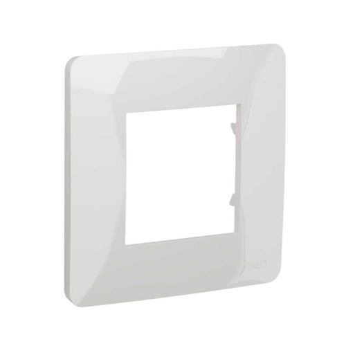 NU200218 Krycí rámeček jednonásobný, Studio, Bílý, Schneider | ELIMA ...