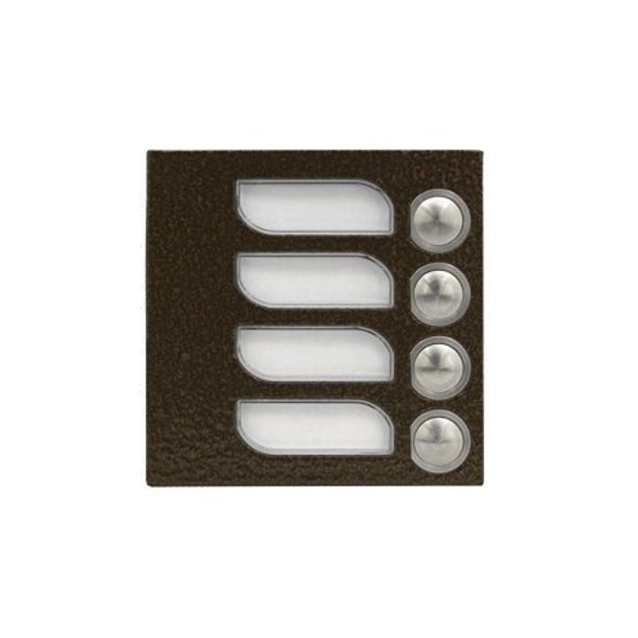 4FN 231 03.1/F Modul 4 tlačítka se 4 jmenovkami 2-BUS KARAT, antika ...