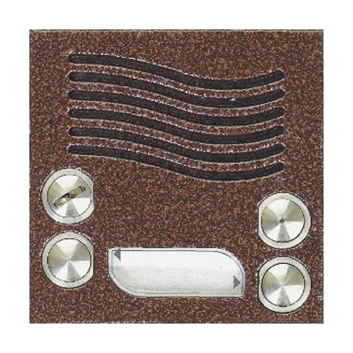 4FN 230 98.1/N Modul vrátného KARAT 2-BUS 2 tlačítka, antika měděná ...