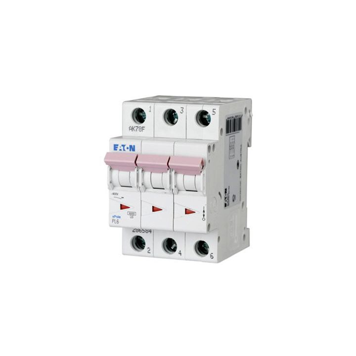 PL6-B2/3 (286584) PL6-B2/3 Jistič 2A 3P B 6kA, EATON | ELIMA ELEKTRO s.r.o.