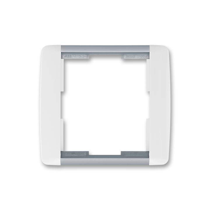 3901E-A00110 04 Rámeček jednonásobný, bílá/ledová šedá, ABB Element ...