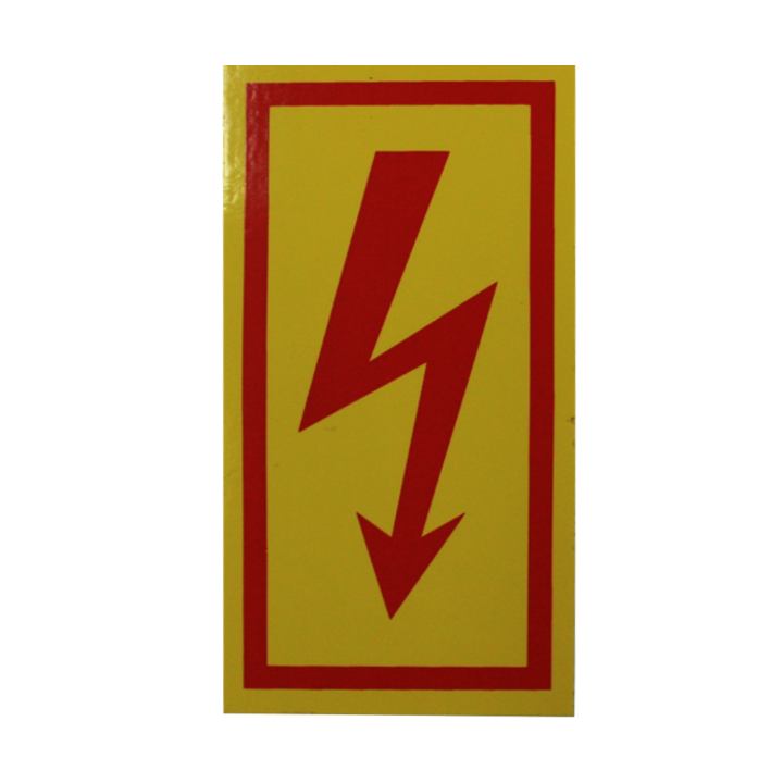 ELIMA Elektro s.r.o. - 38037 Tabulka č. 6 Samolepící tabulka - symbol Blesk