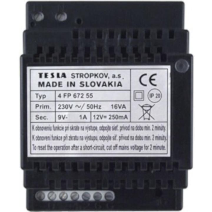 4FP 672 55 Síťový zdroj 4+n s elektronickým vyzváněním, Tesla Stropkov ...
