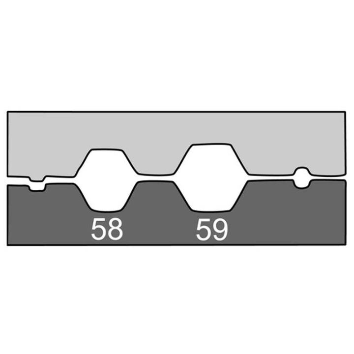 210767/E Raznice pro koaxiální kabely RG 58-59-62-6, Haupa | ELIMA ...
