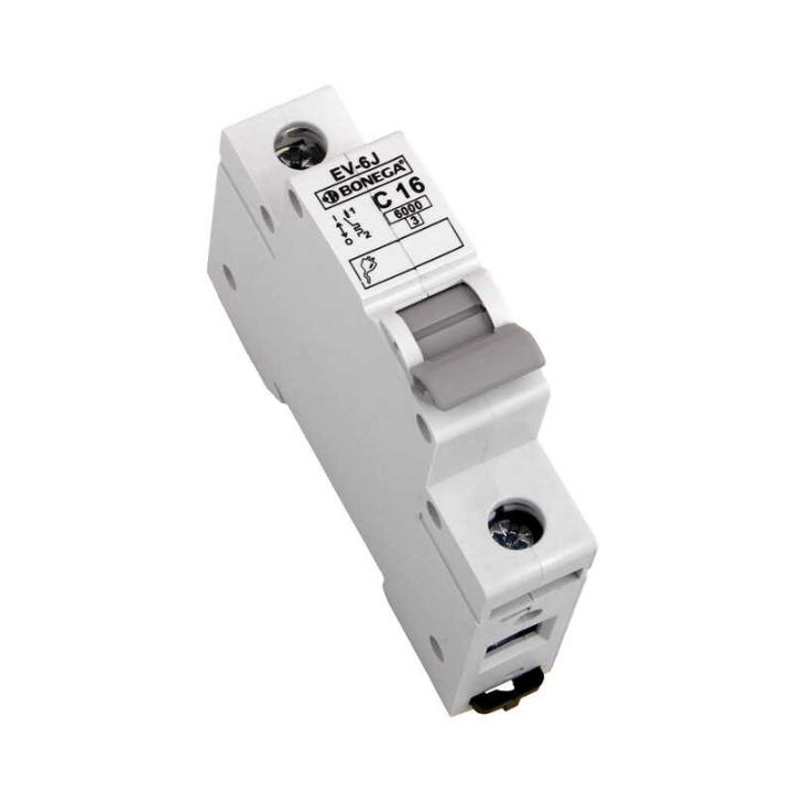 01-1016202C EV Jistič EV-6J (6 kA) 1P C 16A, Bonega | ELIMA ELEKTRO s.r.o.
