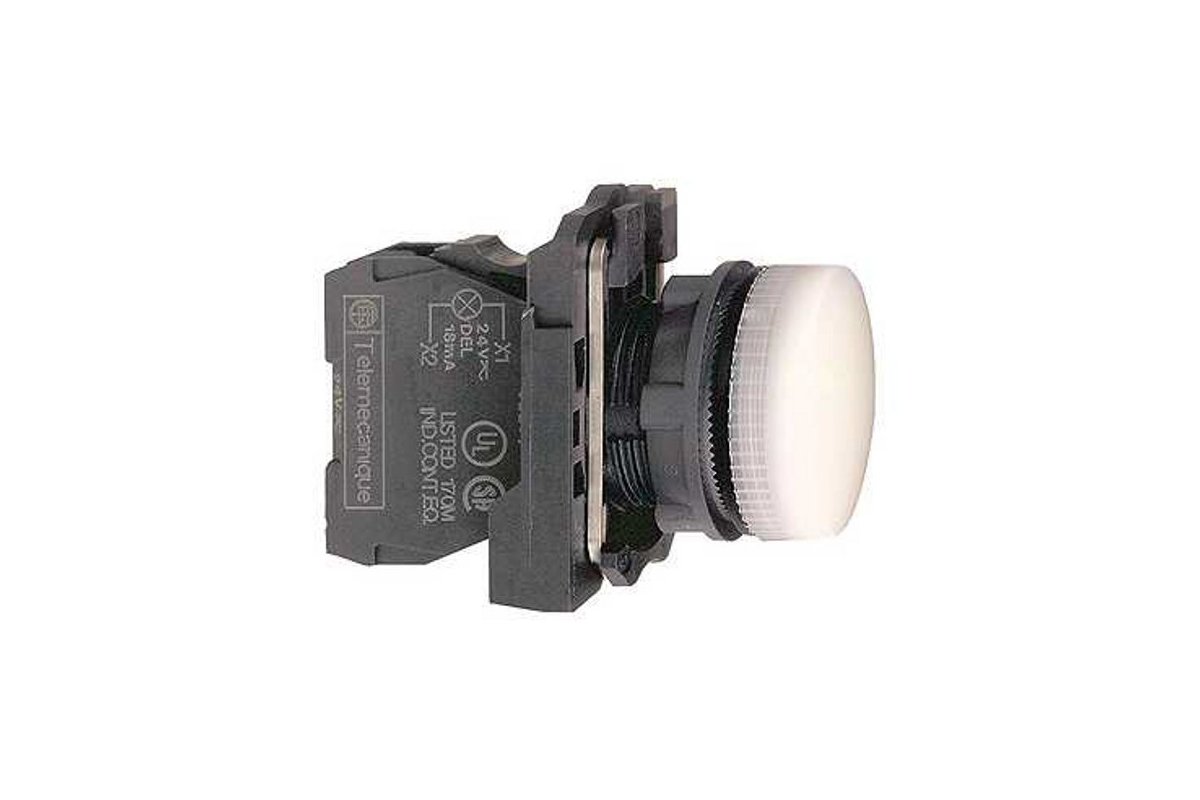 XB5AVB1 Kompletní signálka s LED, 24V, bílá | ELIMA ELEKTRO s.r.o.