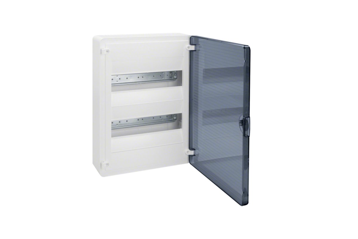 VS212TD Rozvodnice nástěnná Golf, IP40, 2-řadá, 24M, transparentní ...