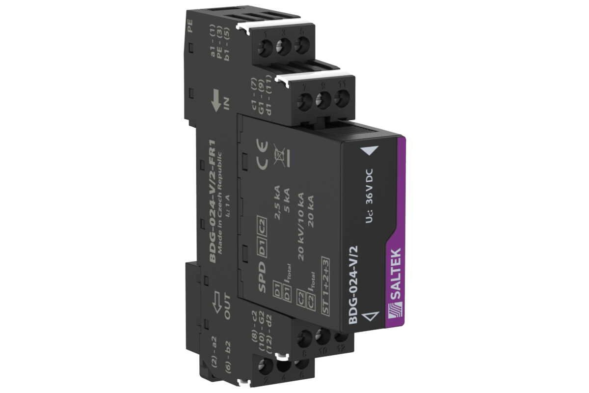 A06488 BDG-024-V/2-FR1 Svodič bleskových proudů, 24 V DC, max. 1 A ...