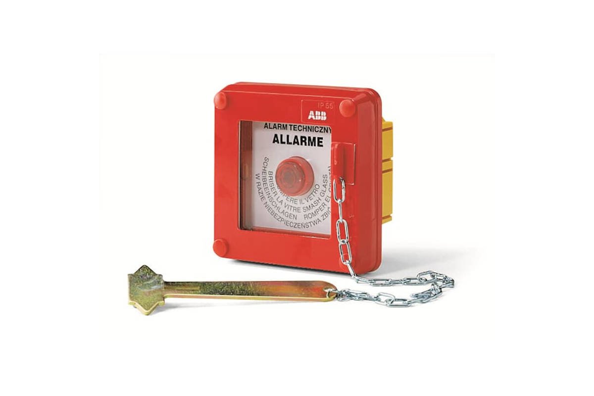 LUCASYSTEM13183 Nouzové tlačítko zapuštěné IP55, ABB | ELIMA ELEKTRO s.r.o.