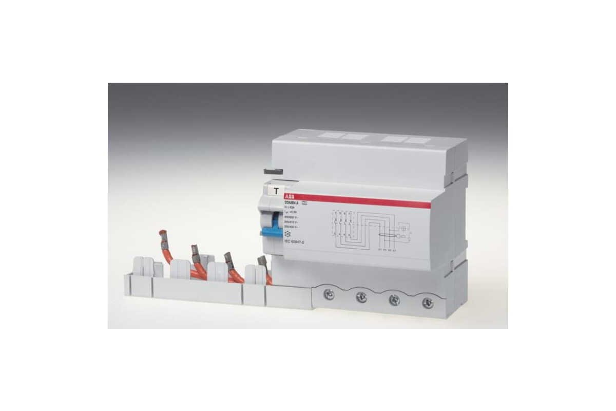 2CSB804001R3630 DDA804AC-63/0, 3 Blok chráničový 4P, 63 A, 300 mA, Typ ...
