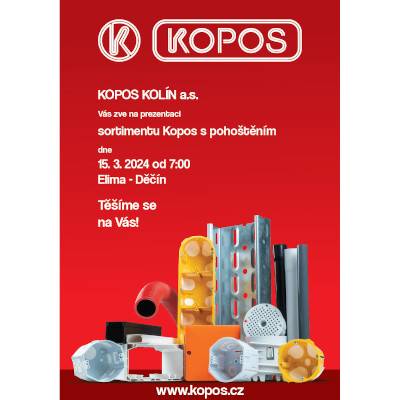 Prezentace výrobků Kopos Kolín a.s. | ELIMA ELEKTRO s.r.o.